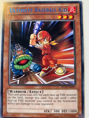 Yugioh Ultimate Baseball Kid DL15-EN003 Rare BLUE NM | eBay
