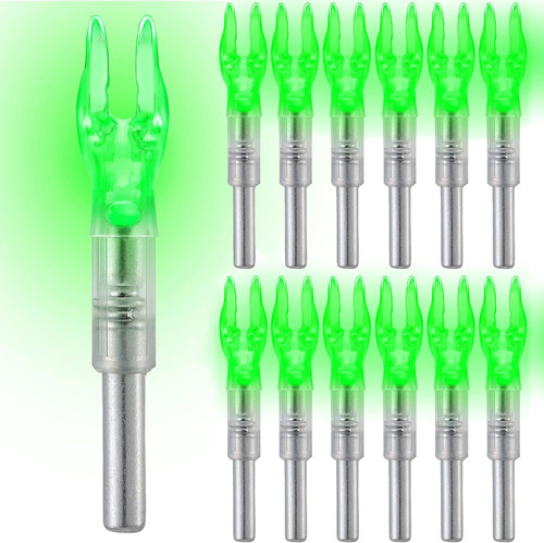 12-Pack or 6-Pack S Lighted Nocks for Arrows .244/6.2Mm Lighted Arrow ...