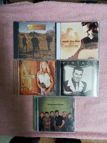 5 Country Cd Bundle (The Thornes, Walk The Line, Miranda Lambert, Slim ...