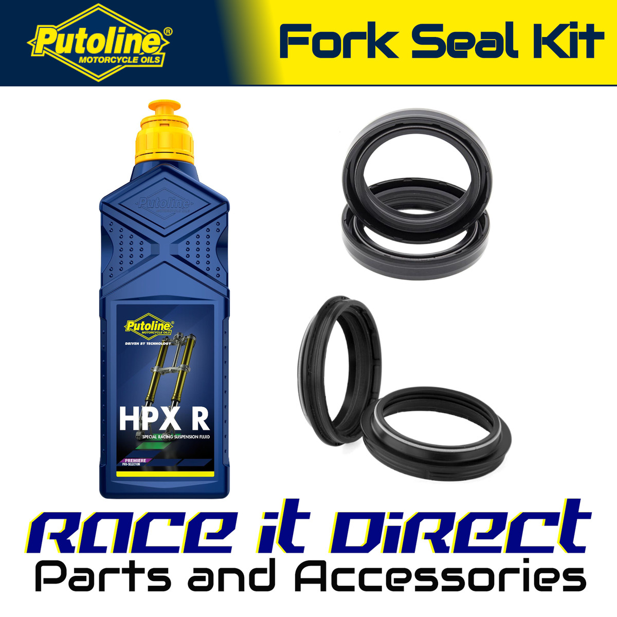 Motorcycle Fork Seals Fork & Dust Seal Kit For Buell XB Series ...