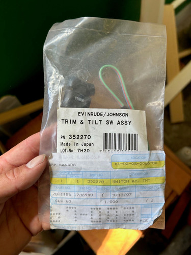 NEW Trim Tilt Switch Assembly for Johnson Evinrude Outboard 0352270 ...