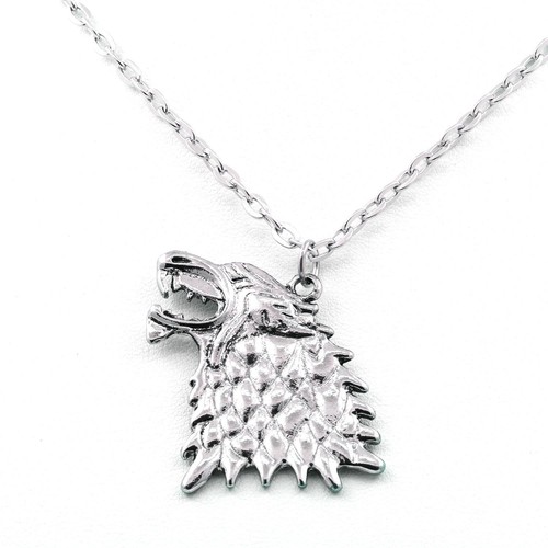 Game Of Thrones Stark Direwolf Pendant Necklace | eBay
