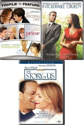The Wedding Date / Prime / Wimbledon / Intolerable Cruelty / Story of ...