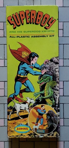 VINTAGE 1965 AURORA SUPERBOY MODEL KIT BEAUTIFUL BOX | eBay