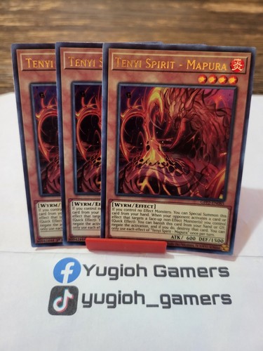 Yu-Gi-Oh Tenyi Spirit Mapura X3 GFP2 1st Edition Ultra Light Played | eBay