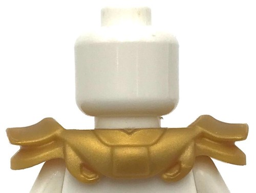 Lego New Pearl Gold Minifigure Armor w/ 2 Flaps over Shoulders Piece | eBay