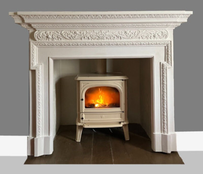Large Fire Surround in Fireplace Mantelpieces & Surrounds for sale | eBay