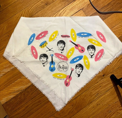 THE BEATLES - 1960,s VINTAGE NEMS SCARF, BANDANA Very Good Condition | eBay