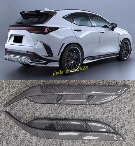 For Lexus RX500h 2023-25 Real Carbon Fiber Rear Bumper Splitter Canard ...