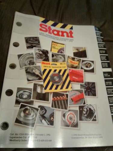 Vintage 1992 Stant Caps Thermostats Heater Parts System Products ...