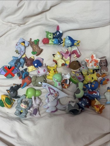 Pokemon Finger Puppets Set of 38 Including Pikachu Mewtwo Palkia Rare ...