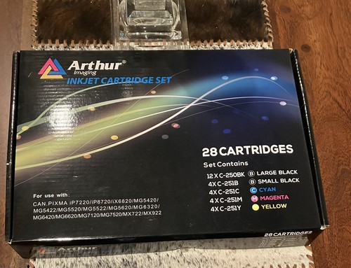 26 Arthur Imaging InkJet Cartridge Set PIXMA IP7220 IP8720 IX6820 ...