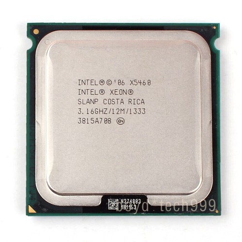 Intel Xeon X5460 CPU Quad-Core 3.16 GHz 12M 1333MHz Socket 771 ...