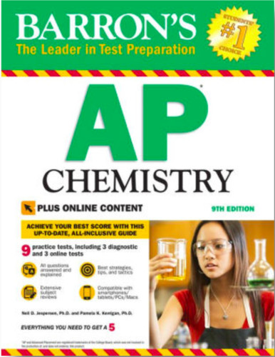 Barron's Ap Chemistry : With Bonus Online Tests, Paperback by Jespersen ...