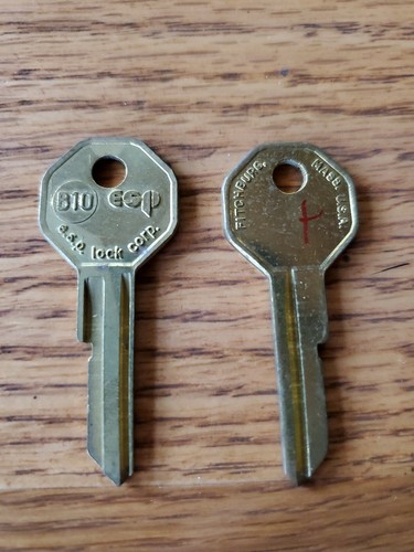 Lot of 2 ESP B10 Star HBR2 / H98LA Blank Keys GM locksmith K590 | eBay