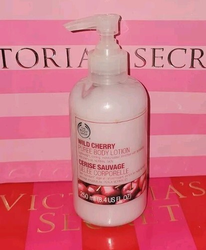 NEW THE BODY SHOP WILD CHERRY PUREE BODY LOTION 8.4 OZ RARE | eBay