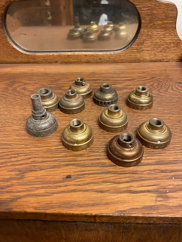 ANTIQUE SMALL LAMP SOCKET CAPS 57 | eBay