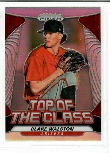 BLAKE WALSTON 2020 Panini Prizm Baseball SILVER TOP OF THE CLASS ...