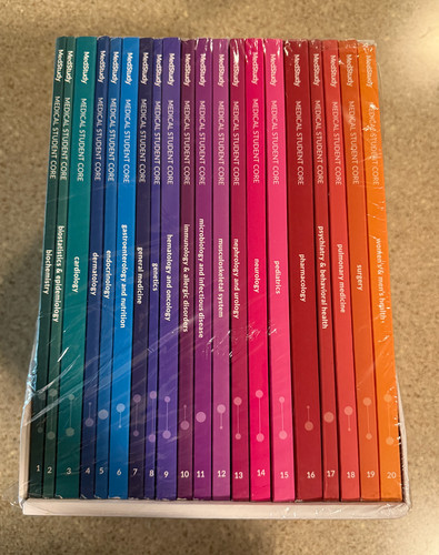 [NEW] MedStudy Core Set of 20 Medical Student Books USMLE Step 1/2 | eBay