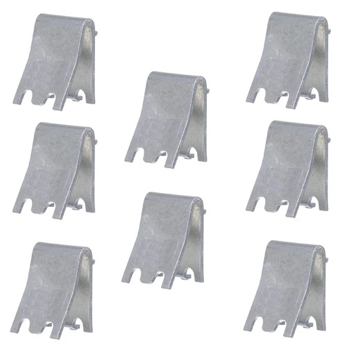 Pack of 8 Aluminum Snap-in Pilaster Shelf Clips | eBay