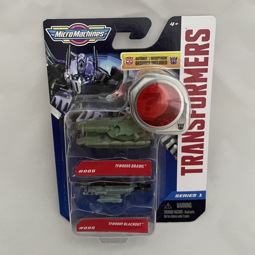 Transformers MICRO MACHINES Series 1 Decepticon BRAWL & BLACKOUT #005 2 ...