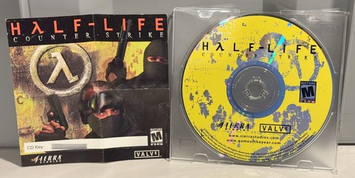 HALF LIFE COUNTER STRIKE CD ROM FOR WINDOWS - WITH CD KEY - FREE ...