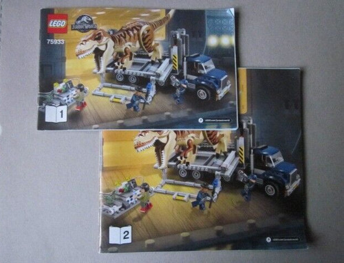 Lego Jurassic World Bauanleitung Instruction 75933 Teil 1 und 2 Part 1 ...