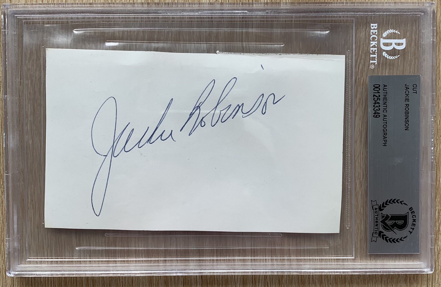 Jackie Robinson Autographed Memorabilia | Signed Photo, Jersey ...