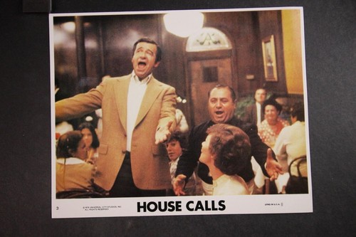 SUPER RARE!!! 8X10 1978 ORIG "HOUSE CALLS" Walter Matthau Glenda ...