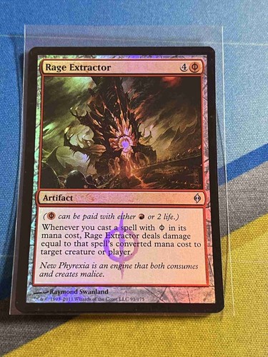 Magic the Gathering MTG New Phyrexia RAGE EXTRACTOR Foil | eBay