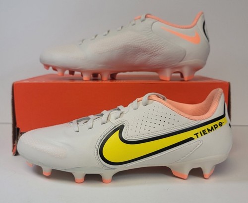 Size 6 Nike Tiempo Legend 9 FG MG Soccer Cleats Peach Phantom DA1174 ...