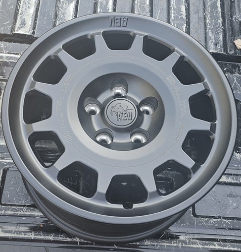 17x8.5 AEV Salta XR Wheel 5x127 +25 Satin Black Jeep Wrangler Matte ...