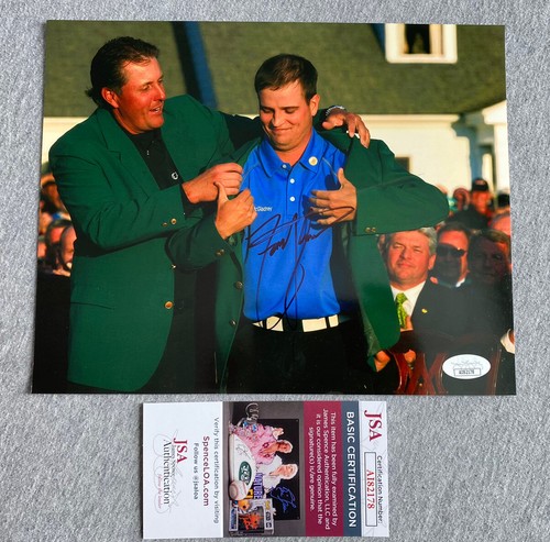 PGA GOLF- ZACH JOHNSON AUTOGRAPH 8x10 PHOTO 2007 MASTERS CHAMPION JSA ...