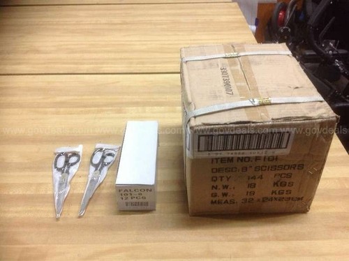 One BRAND NEW 8-Inch Falcon Brand Scissors... All Metal | eBay