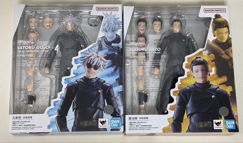 Jujutsu Kaisen SHF Gojo Satoru & Geto Suguru Figure Set, 5-7 inches ...