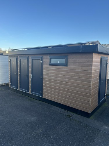 Unisex & Accessible toilet block , modular building, portable Toilet ...