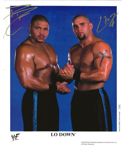 WWE LO DOWN Dual Autographed Photo DLo Brown Chaz Lo Down 8x10 w/COA | eBay