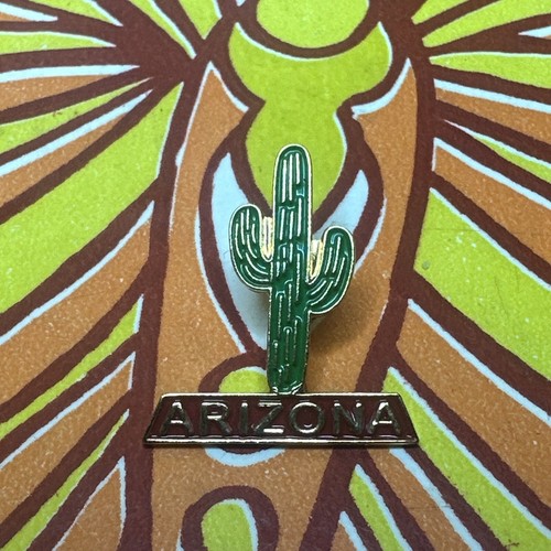 Arizona Cactus Souvenir Lapel Hat Pin | eBay