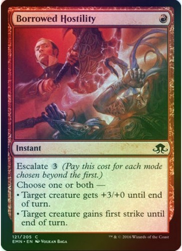 1 x Borrowed Hostility - Foil - EMN - LP - Magic The Gathering - MTG ...