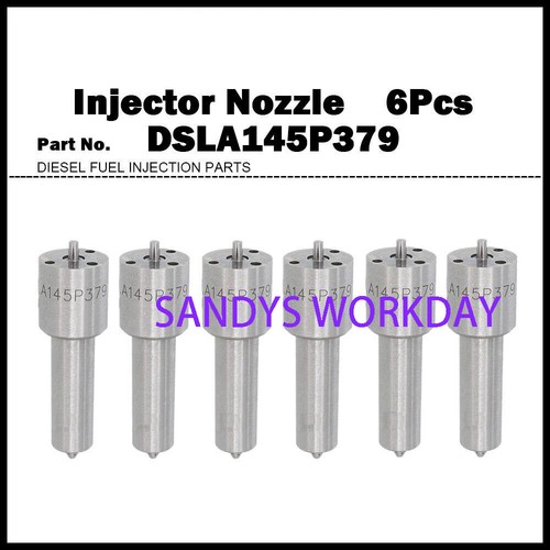 6Pcs Fuel Injector Nozzle for MACK E7-400 RENAULT Magnum DSLA145P379 ...