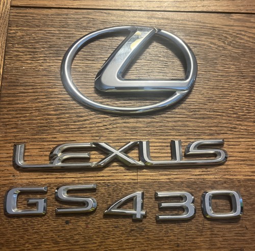 2001-2005 Lexus GS430 Chrome Rear Trunk Emblem OEM Pre Owned | eBay