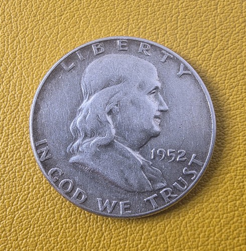 1952-P Benjamin Franklin Half Dollar 90% Silver, Circulated | eBay