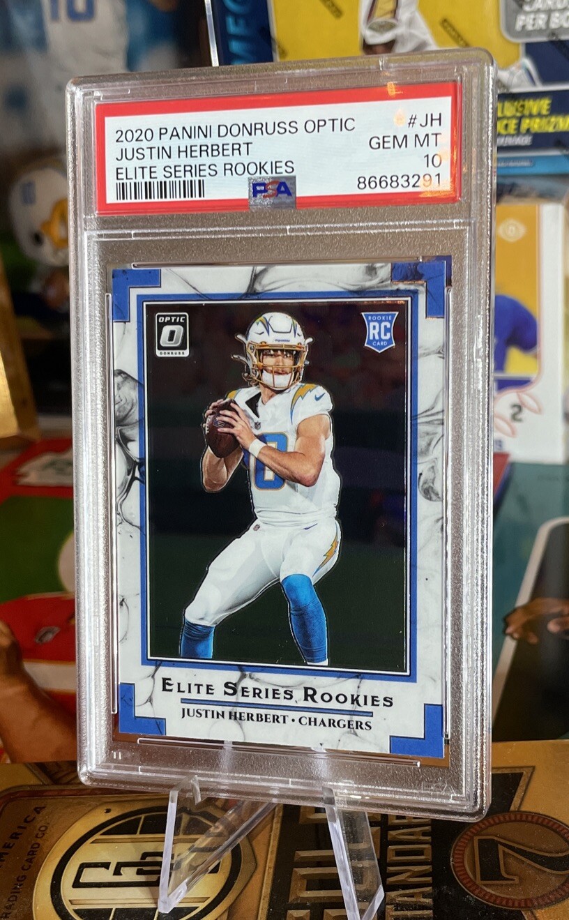 Justin Herbert 2020 Optic #ESR-JH The Elite Series Rookies PSA 10 Price Guide - Sports Card Investor