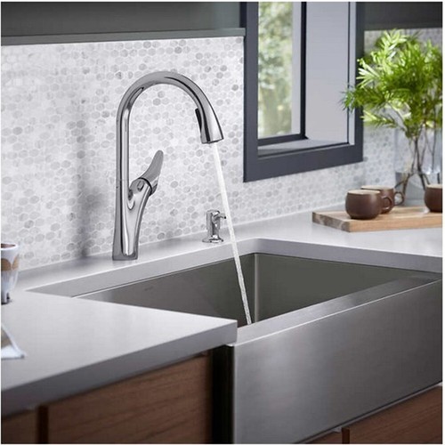 Kohler Transitional Kitchen Faucet / Polished Chrome Brand New | eBay