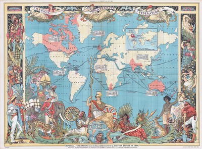 British Empire Map in Antique World Maps & Atlases for sale | eBay