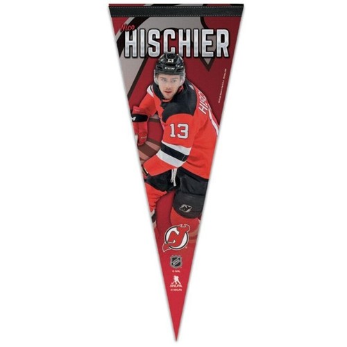 NICO HISCHIER NEW JERSEY DEVILS PREMIUM QUALITY PENNANT 12"X30" BANNER ...