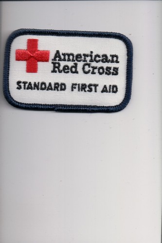 American Red Cross Standard First Aid patch | eBay