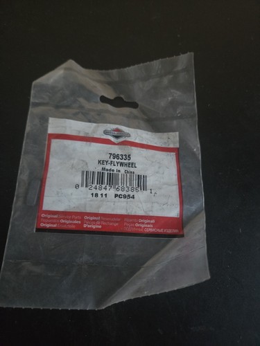 GENUINE OEM BRIGGS & STRATTON PART # 796335; FLYWHEEL KEY/ Bin 20 | eBay