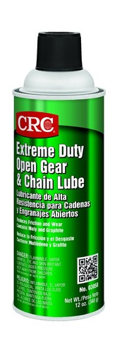 Extreme Duty Open Gear Chain Industry LUBE Aerosol Can Black High ...