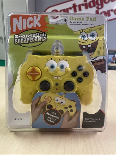 NICKELODEON SPONGEBOB SQUAREPANTS PS2 GAME PAD CONTROLLER - BRAND NEW ...